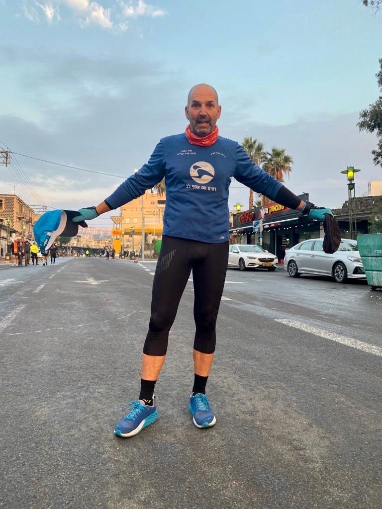 מרתון טבריה 2020 "רצים עם אסף" - אסף לב - רצים עם אסף